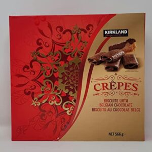 KIRKLAND SIGNATURE Crepes Biscuits With Chocolate 19.97 Oz, 20 Oz, Red / blue