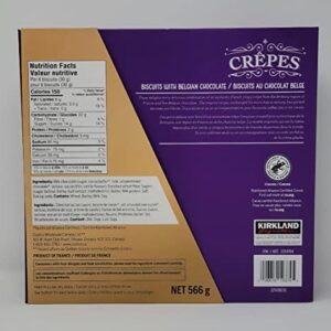 KIRKLAND SIGNATURE Crepes Biscuits With Chocolate 19.97 Oz, 20 Oz, Red / blue