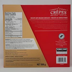 KIRKLAND SIGNATURE Crepes Biscuits With Chocolate 19.97 Oz, 20 Oz, Red / blue