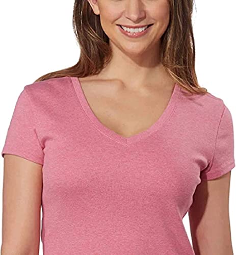 Kirkland Signature Womens V-Neck Tee Pink