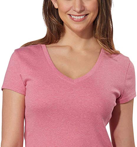 Kirkland Signature Womens V-Neck Tee Pink