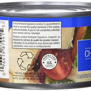 Kirkland Signature chicken breast, packed in water, premium chunk, 6 12.5-ounce cans