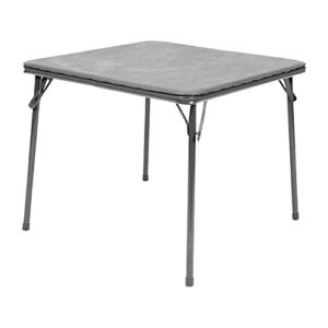 Flash Furniture Kids Gray 5 Piece Folding Table and Chair Set, Grey