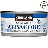 Kirkland Signature Solid White Albacore Tuna Cans - 8 Pack (7 ounce)