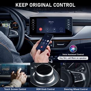 Teeran CarPlay Wireless Adapter for Factory Wired CarPlay 2023 Upgrade Plug & Play Wireless CarPlay Dongle Converts Wired to Wireless Fast and Easy Use Fit for Cars from 2015 & iPhone iOS 10+