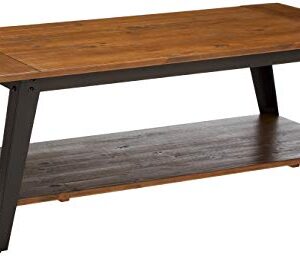 Zinus Wood Metal Coffee Table