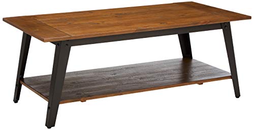 Zinus Wood Metal Coffee Table