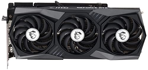 MSI Gaming GeForce RTX 3090 24GB GDRR6X 384-Bit HDMI/DP Nvlink Tri-Frozr 2 Ampere Architecture OC Graphics Card (RTX 3090 GAMING X TRIO 24G)