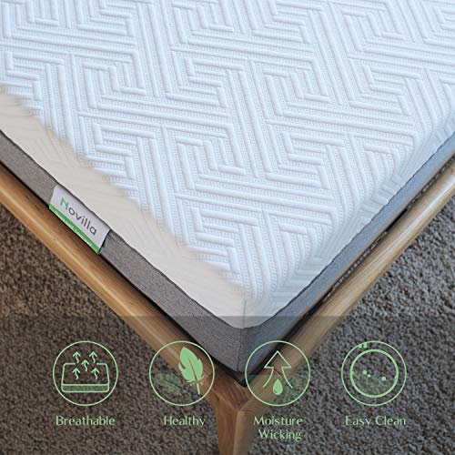 Novilla Full Mattress, 12 inch Gel Memory Foam Full Size Mattress for a Cool Sleep & Pressure Relief, Medium Firm Feel with Motion Isolating, Bliss