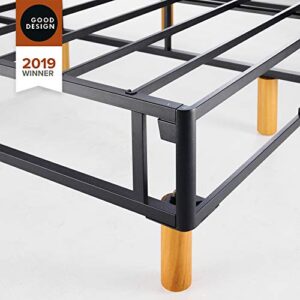 ZINUS GOOD DESIGN Award Winner Justina Metal Mattress Foundation / 14 Inch Platform Bed / No Box Spring Needed, Full