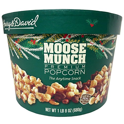 Harry & David Moose Munch Gourmet Popcorn 24 Oz Drum