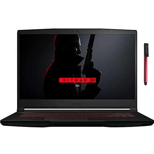 MSI GF63 Gaming Laptop Computer, 15.6" FHD, Intel Quad-Core i5-10300H (Beat i7-8750H), 8GB DDR4 RAM, 256GB PCIe SSD, GTX 1650 4GB, WiFi6, Bluetooth 5.1, Backlit Keyboard, Windows 10, 64GB Flash Drive