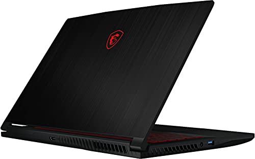 MSI GF63 Gaming Laptop Computer, 15.6" FHD, Intel Quad-Core i5-10300H (Beat i7-8750H), 8GB DDR4 RAM, 256GB PCIe SSD, GTX 1650 4GB, WiFi6, Bluetooth 5.1, Backlit Keyboard, Windows 10, 64GB Flash Drive