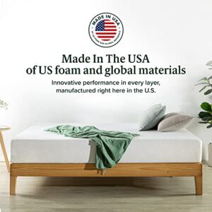 ZINUS 10 Inch Green Tea Aspire Memory Foam Mattress / CertiPUR-US Certified / Bed-in-a-Box / Pressure Relieving / Made in USA, Twin