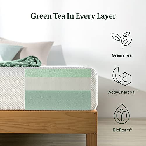 ZINUS 10 Inch Green Tea Aspire Memory Foam Mattress / CertiPUR-US Certified / Bed-in-a-Box / Pressure Relieving / Made in USA, Twin