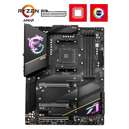 MSI MEG X570S ACE MAX Gaming Motherboard (ATX, AMD, Socket AM4. DDR4, PCIe 4, CFX, M.2 Slots, Wi-Fi 6E)