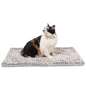 self heating cat pad self warming cat bed 27.5″ x 18.5″ thermal cat mat for outdoor and indoor pets