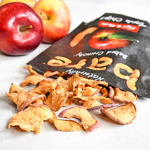 Bare Baked Crunchy Apple Fruit Snack Pack, Gluten Free Snacks, Fujis & Reds, 0.53 Ounce (Pack of 16)