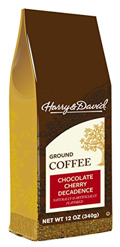 Harry & David Ground Coffee, Chocolate Cherry Decadence, 6/12 oz bags