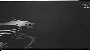 MSI Agility GD30 - Gaming Mouse Pad, Silk Gaming Fabric Surface, Soft Seamed Edges, Anti-Slip Base - 450 x 400 x 3 mm