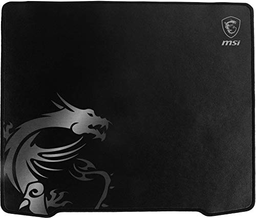 MSI Agility GD30 - Gaming Mouse Pad, Silk Gaming Fabric Surface, Soft Seamed Edges, Anti-Slip Base - 450 x 400 x 3 mm