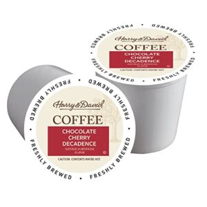 Harry & David Single Serve Coffee, Chocolate Cherry Decadence, 18 count box