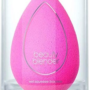 The BEAUTYBLENDER Original Pink Blender Makeup Sponge for blending liquid Foundations, Powders and Creams. Flawless, Professional Streak Free Application Blend, Vegan, Cruelty Free and Made in the USA