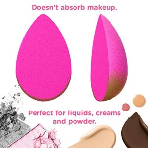 The BEAUTYBLENDER Original Pink Blender Makeup Sponge for blending liquid Foundations, Powders and Creams. Flawless, Professional Streak Free Application Blend, Vegan, Cruelty Free and Made in the USA