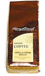 harry & david vanilla creme brulee ground coffee 12 oz.