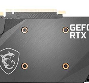 MSI Gaming GeForce RTX 3070 LHR 8GB GDRR6 256-Bit HDMI/DP Nvlink Torx Fan 2 Ampere Architecture OC Graphics Card (Ventus 2X)