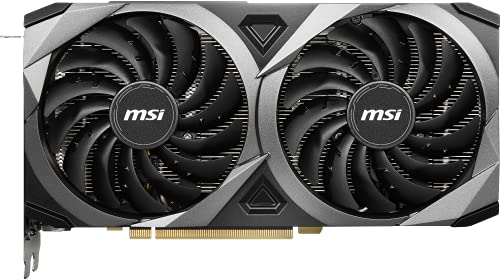 MSI Gaming GeForce RTX 3070 LHR 8GB GDRR6 256-Bit HDMI/DP Nvlink Torx Fan 2 Ampere Architecture OC Graphics Card (Ventus 2X)