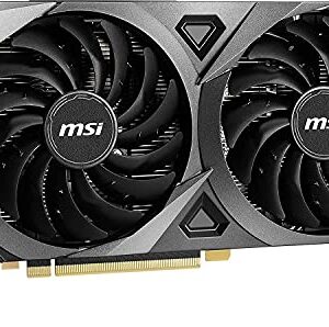 MSI Gaming GeForce RTX 3070 LHR 8GB GDRR6 256-Bit HDMI/DP Nvlink Torx Fan 2 Ampere Architecture OC Graphics Card (Ventus 2X)