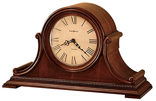 Howard Miller Hampton Mantel Clock 630-150 – Windsor Casual with Quartz, Dual-Chime Movement