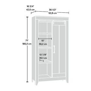 Sauder Adept Storage Cabinet, Craftsman Oak finish