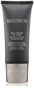 laura mercier silk creme oil-free photo edition for women, foundation, medium ivory, 1 ounce