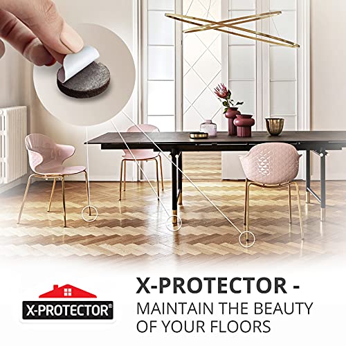 Felt Furniture Pads X-PROTECTOR 181 PCS Premium Furniture Pads - Felt Pads Furniture Feet Best Wood Floor Protectors - Protect Your Hardwood & Laminate Flooring!