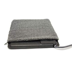 k&h pet products extreme weather kitty pad or small lectro-kennel deluxe cover gray 12.5 x 18.5 inches