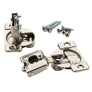 Everbilt 35 mm 110-Degree 3/4 in. Overlay Soft Close Cabinet Hinge (1-Pair)