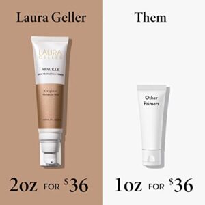 LAURA GELLER NEW YORK Spackle Super-Size - Champagne Glow - 2 Fl Oz - Skin Perfecting Primer Makeup with Hyaluronic Acid - Long-Wear Foundation Face Primer