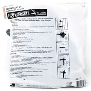 Everbilt Black Post Latch Set