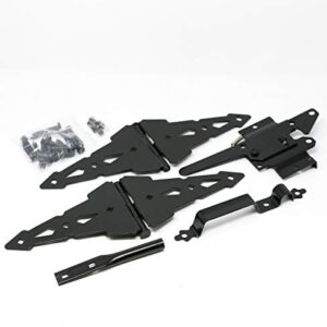 Everbilt Black Post Latch Set