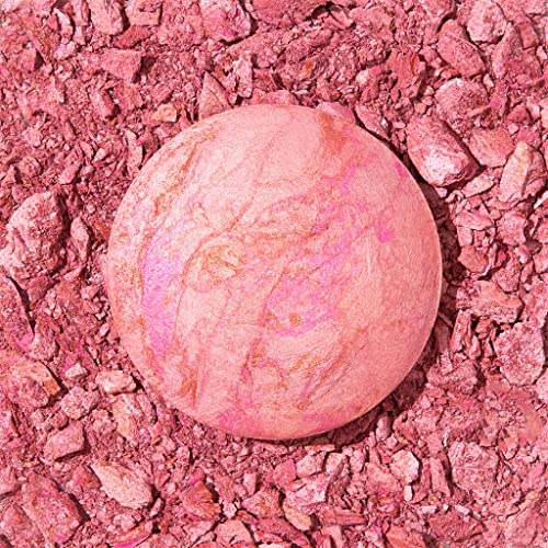 LAURA GELLER NEW YORK Baked Blush-n-Brighten Marbleized Blush- Pink Buttercream Creamy Lightweight Natural Finish