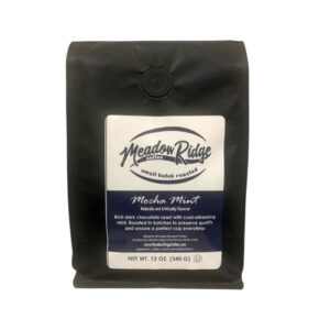 Meadow Ridge Mocha Mint Coffee Bundled With Kahlua Mocha and Harry David Chocolate Cherry - 12 Ounce Each