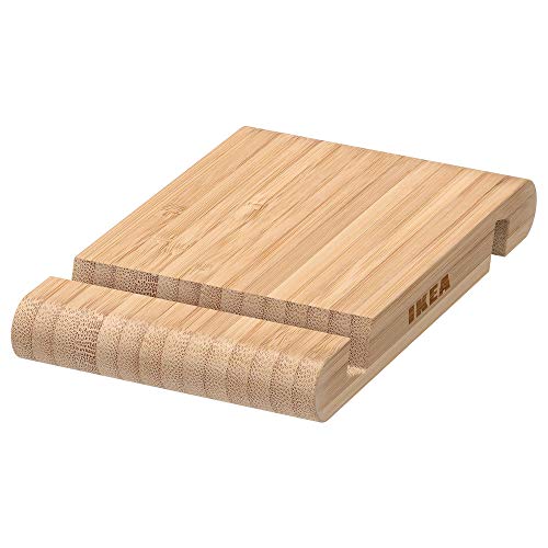 IKEA Bergenes Holder for Mobile Phone Tablet Bamboo 104.579.99, Length: 5" Width: 3 ¼ "