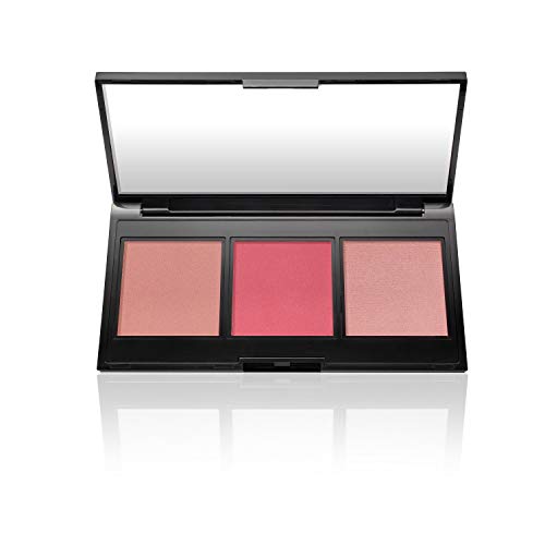 LAURA GELLER NEW YORK Multitasking Eye Lip Cheek Palette Cream to Powder Trio, Pink