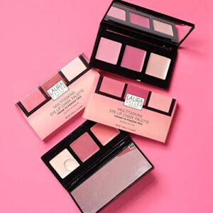 LAURA GELLER NEW YORK Multitasking Eye Lip Cheek Palette Cream to Powder Trio, Pink