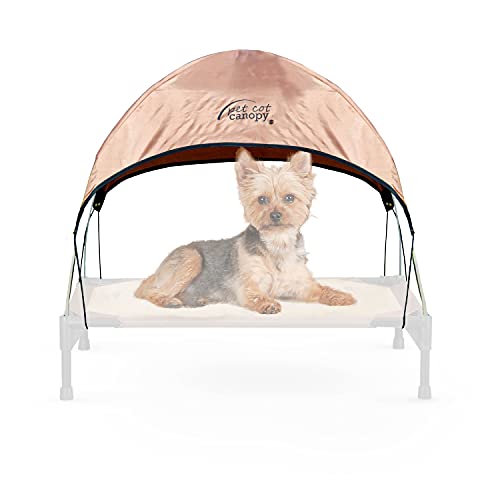 K&H PET PRODUCTS Pet Cot Canopy - Tan, Small 17 X 22 Inches