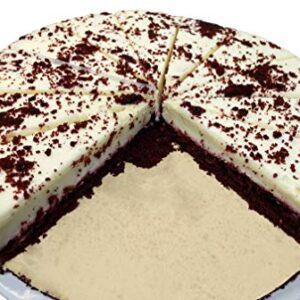 Andy Anand Red Velvet Cheesecake 9" Fresh Made in Traditional Way, Amazing-Delicious-Decadent & Greeting Card, Birthday Valentine, Christmas, Mothers Fathers day, Anniversary Gourmet Food (2 lbs)