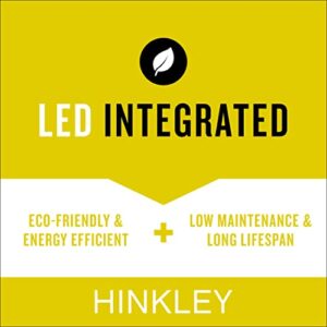 Hinkley Hampton 56" Indoor Smart Ceiling Fan with Remote - Integrated LED Lighting, Linen Drum Shade with Sophisticated Metallic Accents, Heritage Brass