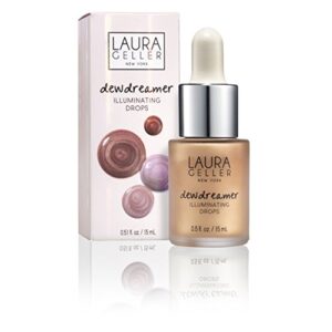 LAURA GELLER NEW YORK Dewdreamer Illuminating Drops, Gilded Honey, 0.5 Fl Oz